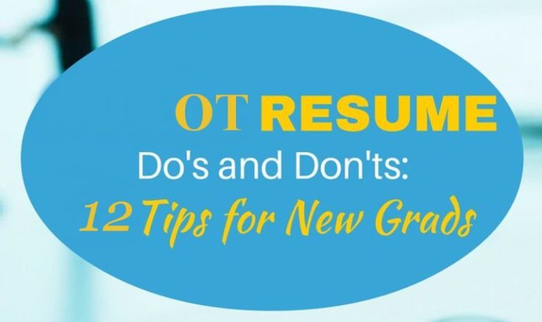 Occupational Therapy Assistant Resume - Format and Tips to Make It ...